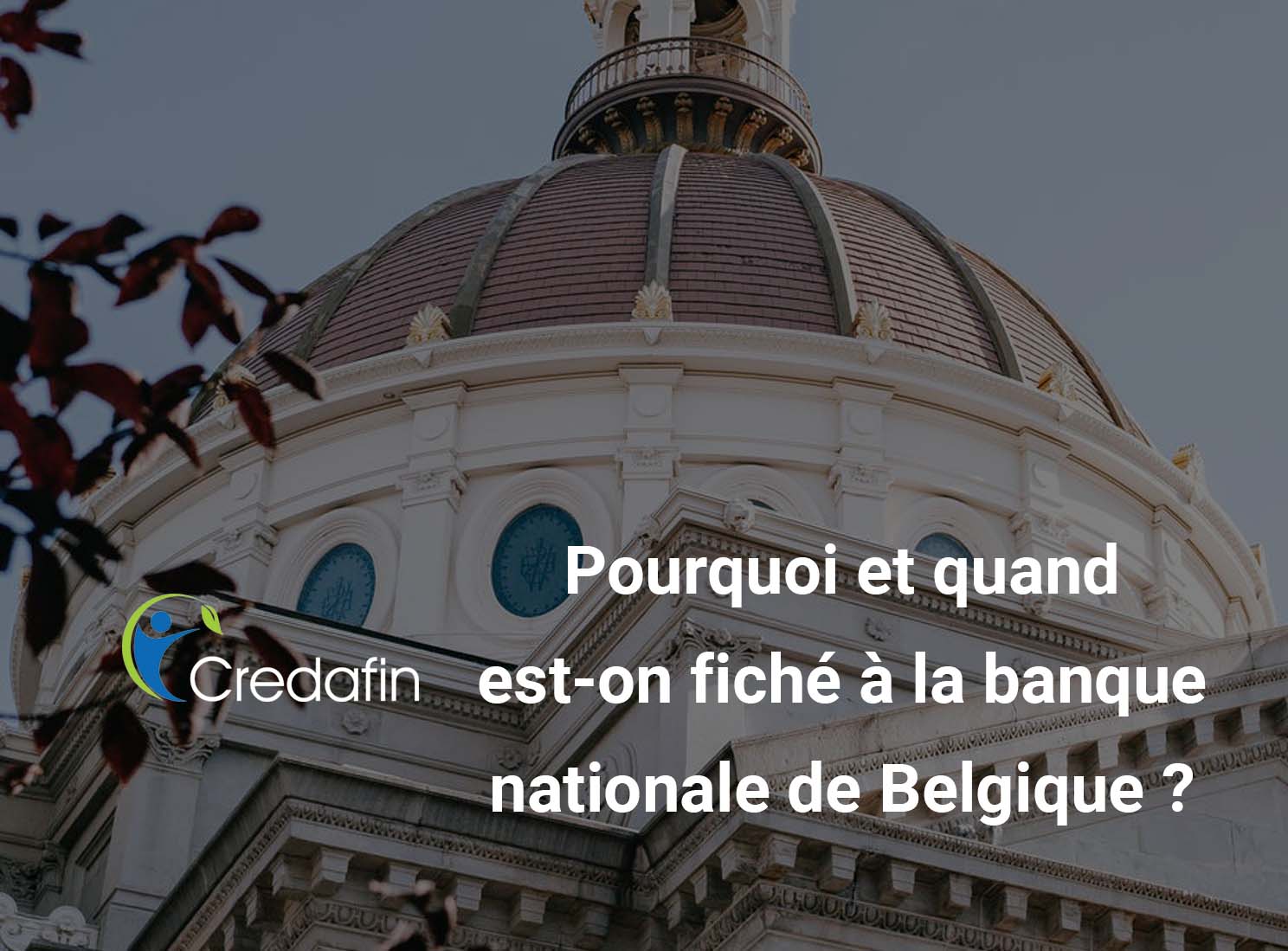 Banque nationale de Belgique : Quand peut-on être fiché ? Credafin